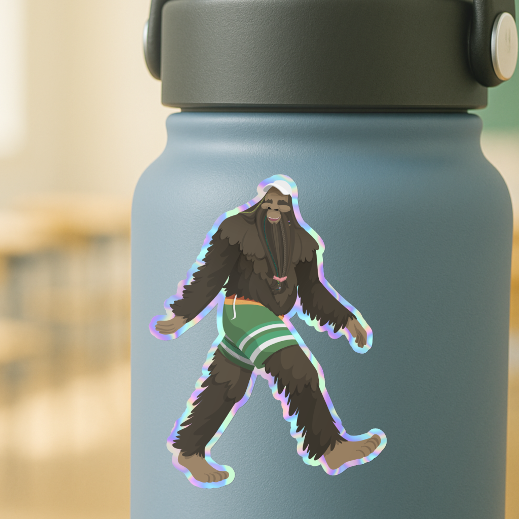 The Sasquatch Sticker – Bitsy Comics